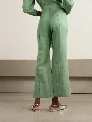 DESTREE Yoshitomo Wide-leg Pants - Green