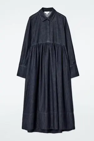 Cos Oversized Denim Shirt Dress