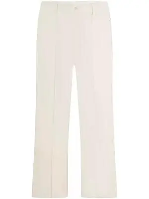 FRAME Cropped Flared Trousers