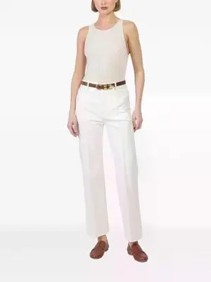 FRAME Cropped Flared Trousers