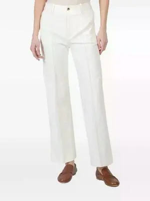 FRAME Cropped Flared Trousers