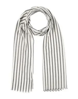 Emporio Armani Scarf Khaki Polyester, Cotton, Viscose - Grey