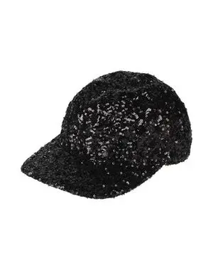 Borsalino Sequined Baseball Cap - Black