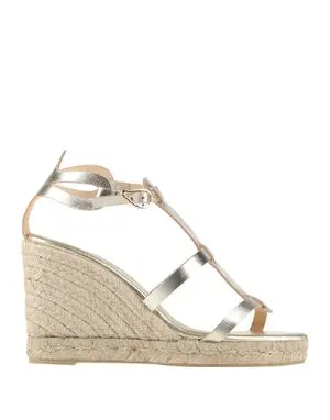 CastaÑer Leather Wedge Espadrilles