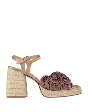CastaÑer Textile Espadrille Sandals - Beige