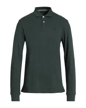 HACKETT Man Polo Shirt Lead Size Xxl Cotton Green