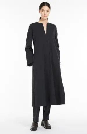 MM BY MAX MARA Mm Rapace Long Sleeve Jersey Midi Dress