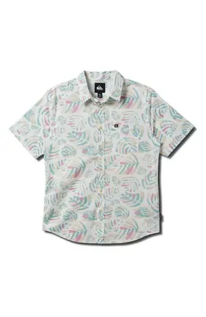 Quiksilver Shades Classic Short Sleeve Button-up Shirt