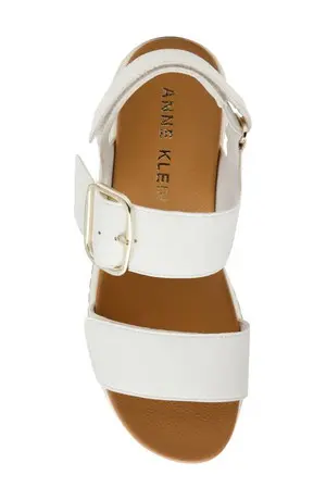 Anne Klein Evanti Platform Sandals - White