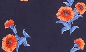 Karen Kane Floral Print Flare Hem Top