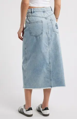 Rip Curl Denim Midi Skirt