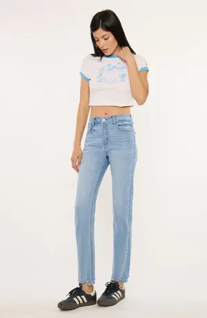 KANCAN Breanne Essentials High Rise Straight Jeans