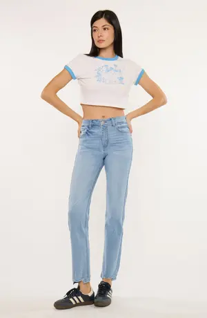KANCAN Breanne Essentials High Rise Straight Jeans