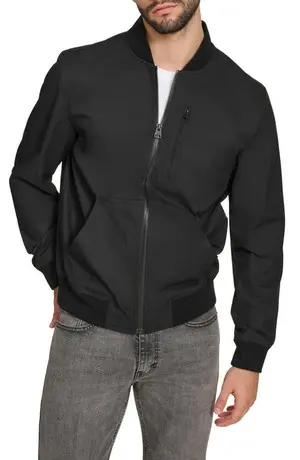 LEVI'S Oxford Water Resistant Bomber Jacket - Black