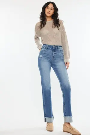 KANCAN Trini High Rise Straight Jeans