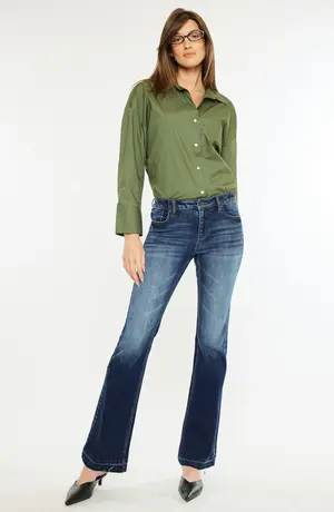 KANCAN Rowan Mid Rise Flare Jeans
