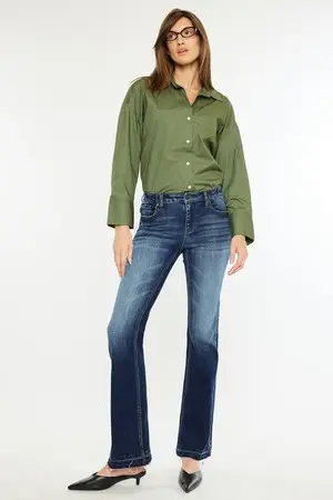 KANCAN Rowan Mid Rise Flare Jeans