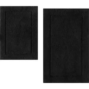 Calvin Klein Essence Solid Bath Mat - Black