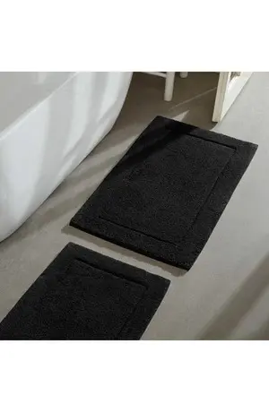 Calvin Klein Essence Solid Bath Mat - Black