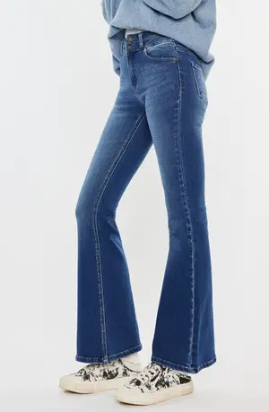 KANCAN Vida High-rise Flare Jeans - Medium Wash