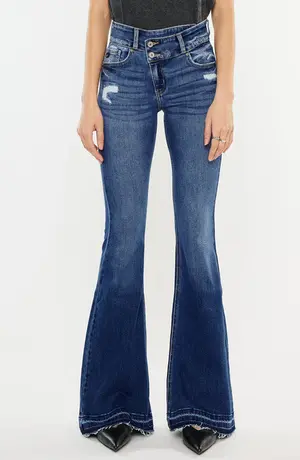 Kancan Button Detailed Jeans For Women