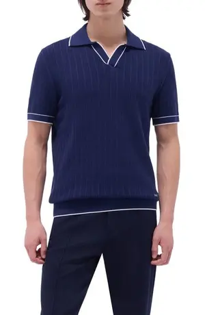 Bugatchi Johnny Collar Rib Polo