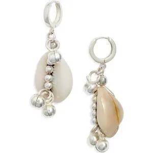 CHILD OF WILD Lakshmi Cowrie Shell Hoop Earrings