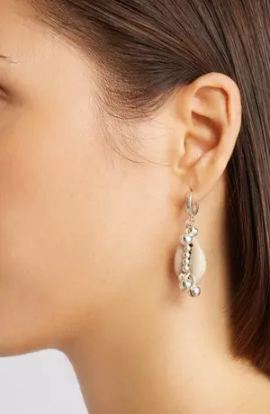 CHILD OF WILD Lakshmi Cowrie Shell Hoop Earrings
