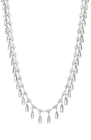 CHILD OF WILD Night Sky Zirconia Collar Necklace - Silver