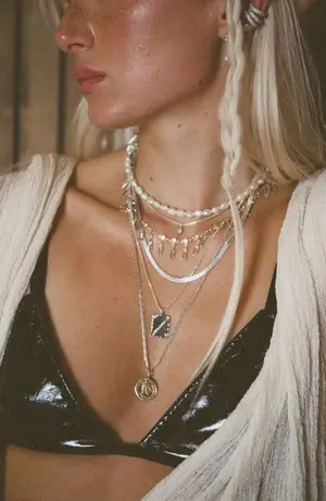 CHILD OF WILD Night Sky Zirconia Collar Necklace