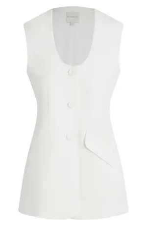 FAVORITE DAUGHTER The Diana Vest - Ivory