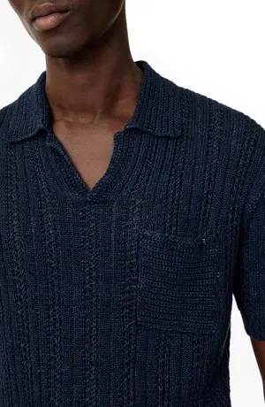 John Varvatos Odin Short Sleeve Sweater