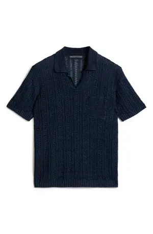 John Varvatos Odin Short Sleeve Sweater