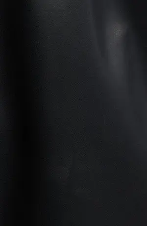 Michael Kors Long Faux Leather Trench Coat
