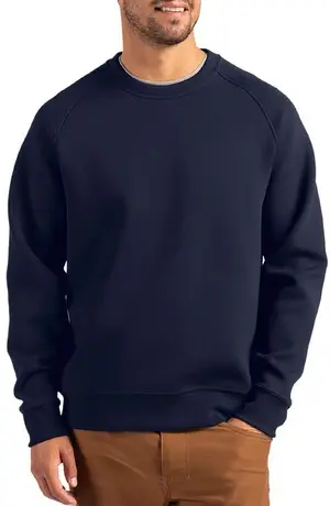 Cutter & Buck Roam Crewneck Pullover - Navy Blue