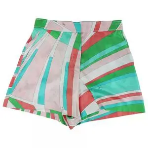 Emilio Pucci Silk Mini Short - Multicolour