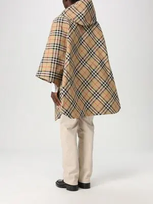 Burberry Checked Cape - Sand