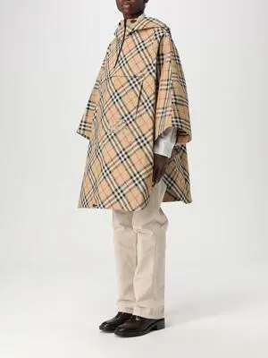 Burberry Checked Cape - Sand
