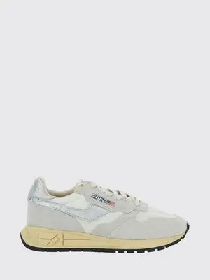 AUTRY Reelwind Nylon And Suede Lace-up Sneakers With Serrated Sole - Grey