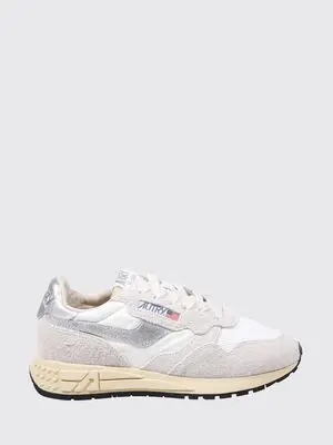AUTRY Autry Reelwind Nylon And Suede Lace-Up Sneakers With Serrated Sole White