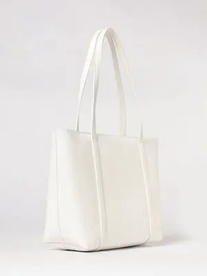 Armani Exchange Monogram Shopper Tote - White