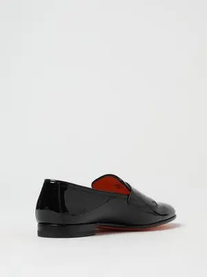 Santoni Patent Leather Monk Strap Shoes