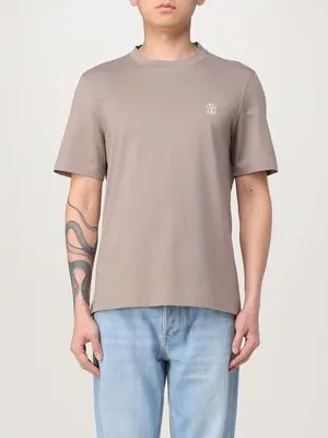 Brunello Cucinelli T-shirt Men Brown