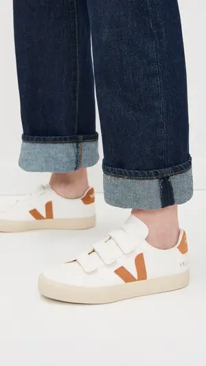 VEJA Recife Velcro Sneakers - Extra-white Umber