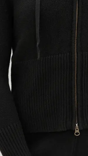 Honeydew Intimates Spice It Up Knit Zip-up Hoodie - Black