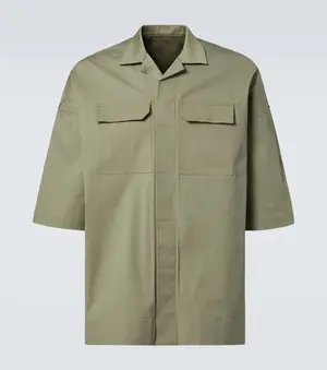 Rick Owens Magnum Tommy Cotton-blend Poplin Shirt - Neutrals