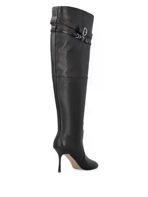 Pinko Leather Over-the-knee Boots
