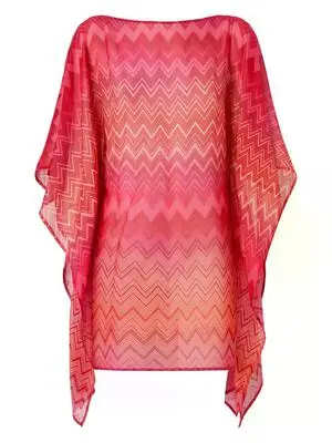 Missoni Zigzag Beach Dress - Pink