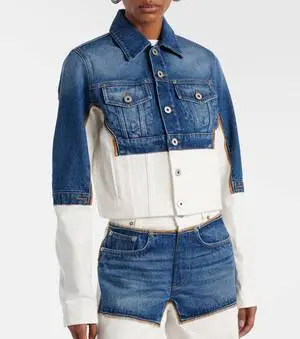 JEAN PAUL GAULTIER Petit Grand Paneled Denim Jacket