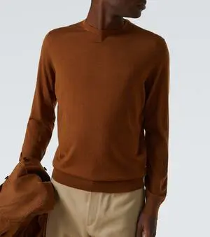 Zegna Cashmere And Silk Crewneck Sweater